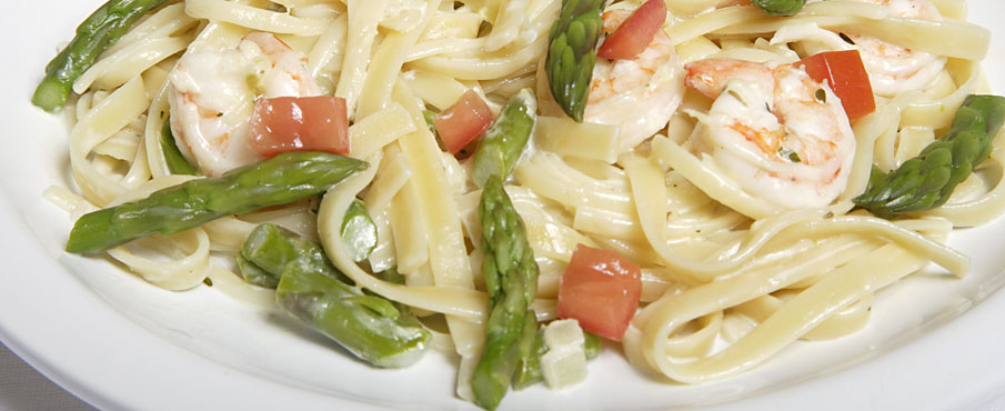 Pasta Alfredo Primavera