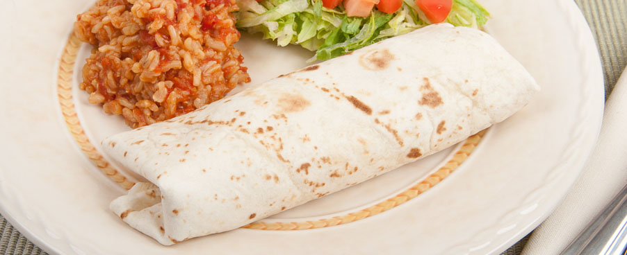 Chicken and Bean Burros & Chimichangas