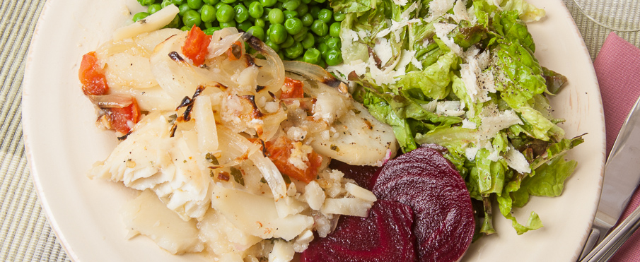 Easy Baked Fish and Potatoes Recipe